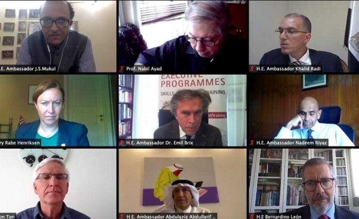 Diplomatic academy holds virtual meeting - MBMA